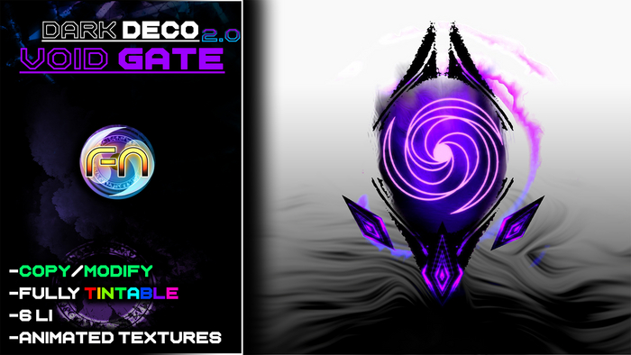 Second Life Marketplace - [.fn] Dark Deco : Void Gate